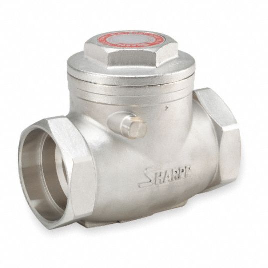 SHARPE VALVES Swing Check Valve, 316 SS, 1-1/2 In. - 1PPK7|1-1/2 ...