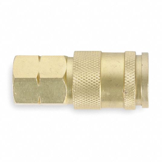 Quick Coupler Body, Universal, Brass - Grainger