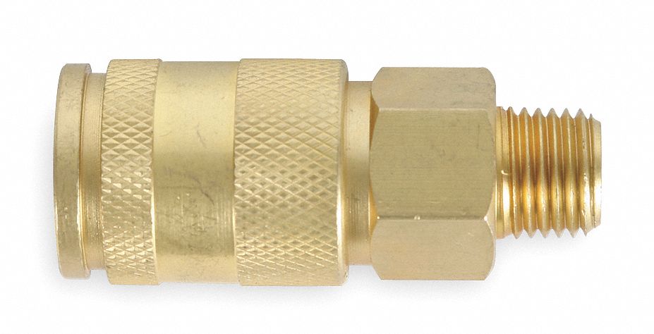 Quick Coupler Body, Universal, Brass - Grainger