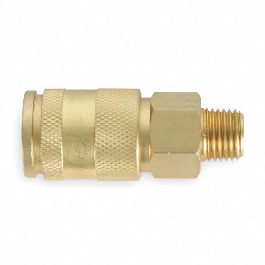 Quick Coupler Body, Universal, Brass - Grainger