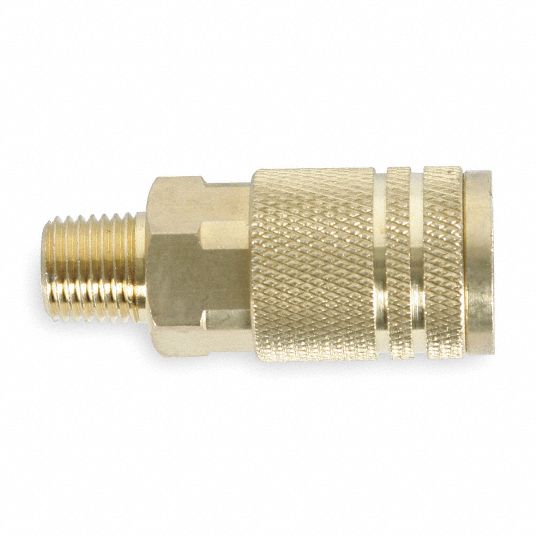 Quick Coupler Body, Industrial, Brass - Grainger