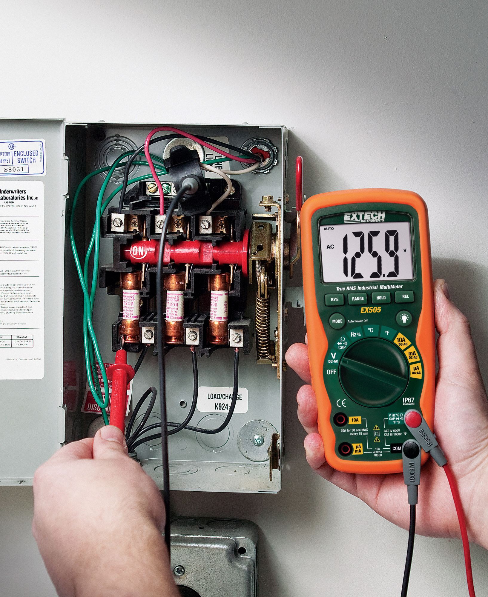 EXTECH EXTECH (R) EX505 Series, Full Size - General Features, Digital ...