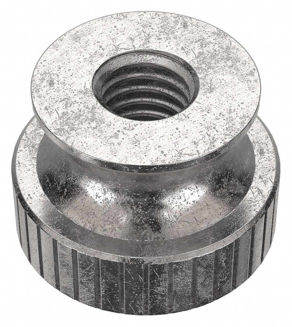 #10-32 Thread Size, Stainless Steel, Thumb Nut - 1PU68|7215SS - Grainger