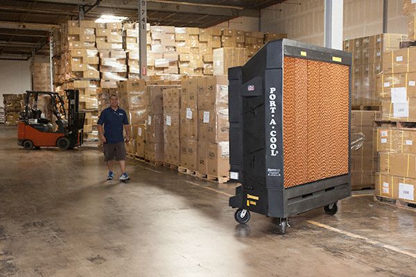 PORTACOOL Portable Evaporative Cooler, 11,000/20,000 cfm, 115V AC ...
