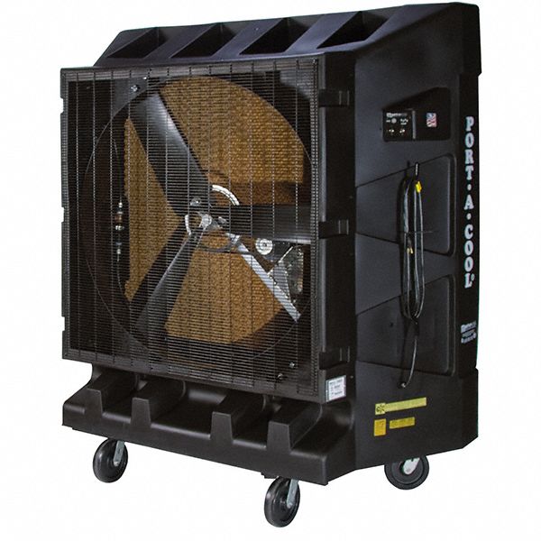 PORTACOOL Portable Evaporative Cooler, 11,000/20,000 cfm, 115V AC ...