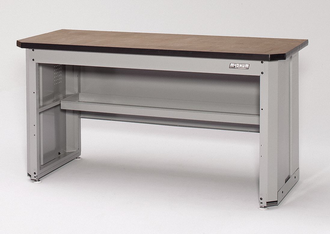 Workbench, 30 in Depth, 36 1/8 to 39 1/8 in Height, 72 in Width, 8000 ...