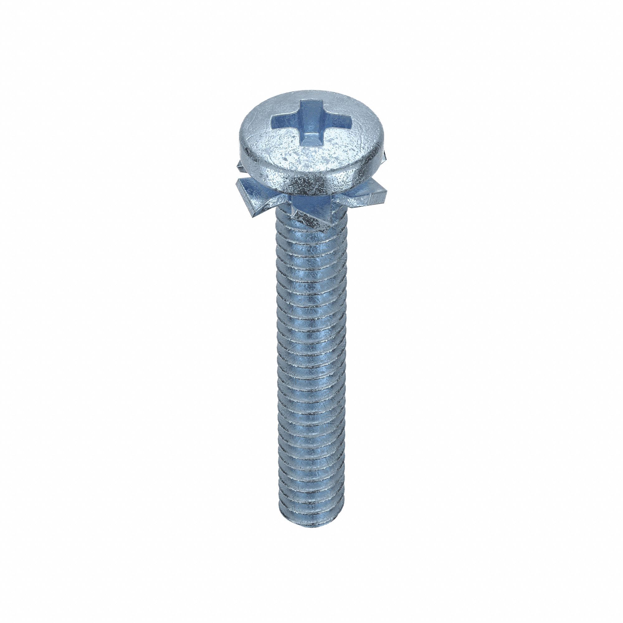 External Tooth, #6-32 Thread Size, SEMS Screw - 1PXG5|MPPEI0-600750 ...