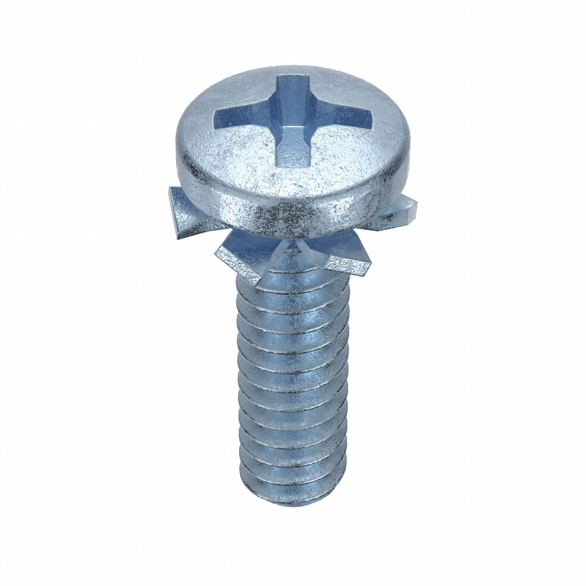 External Tooth, #6-32 Thread Size, SEMS Screw - 1PXG4|MPPEI0-600500 ...