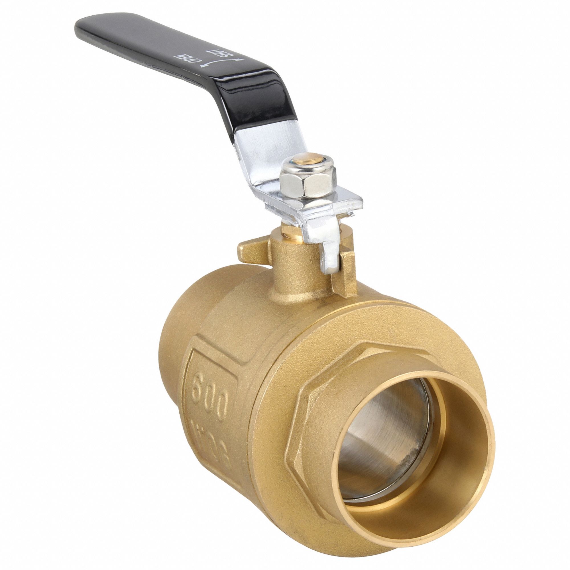 2 1/2 in, Brass, Manual Two-Way Ball Valve - 1PYP9|1PYP9 - Grainger