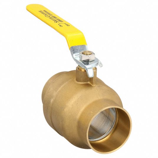 3 in, Brass, Manual Two-Way Ball Valve - 1PYT1|4347001740 - Grainger