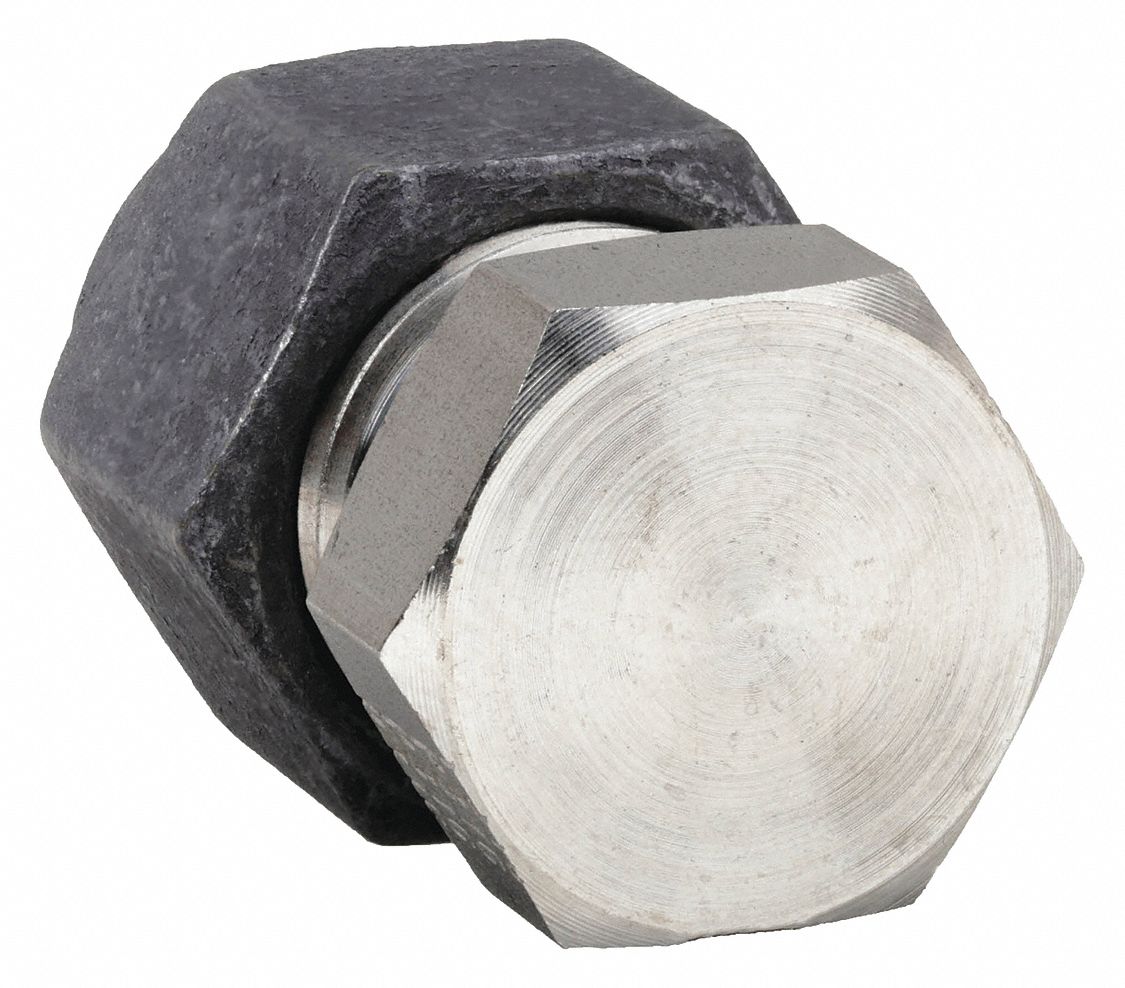 PARKER, 1/4 in OD Fitting Size, Compression, Compression Fitting Cap ...