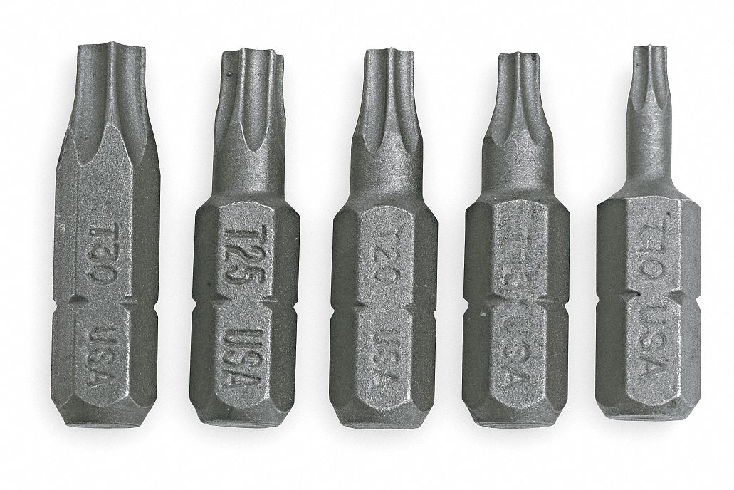 Torx Bit Set 5 PC - Grainger