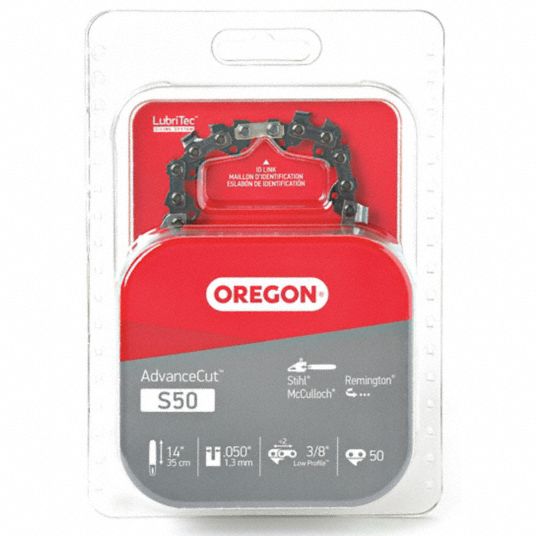OREGON, 14 in Compatible Bar Lg, 3/8 in, Chainsaw Chain - 1R339|S50 ...