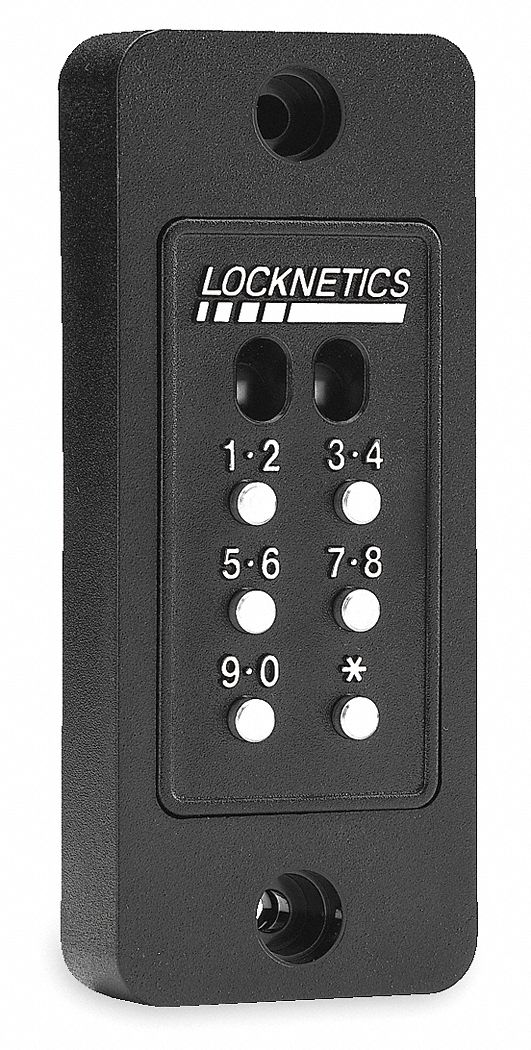 Narrow Access Control Keypad, Momentary, 4 1/2 in Height, Lexan® - Grainger
