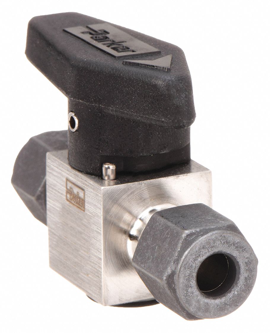 PARKER, For Chemicals/Gas/Oil Media, 2-Way, Rotary Plug Valve - 1RBC3 ...