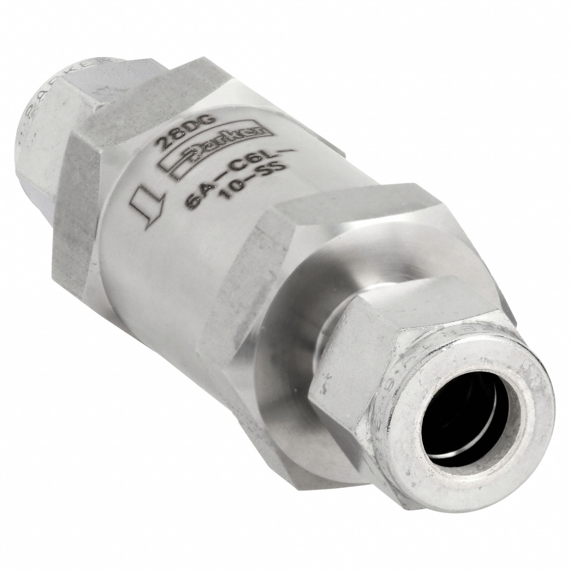 PARKER, For Fluids/Gas Media, Poppet, Instrumentation Check Valve ...