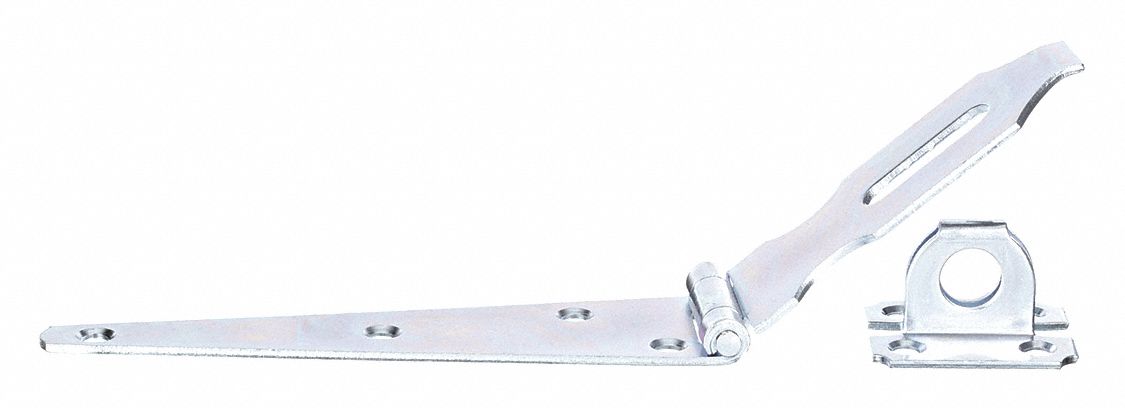 Conventional Rotating Eye Corner Hasp, 6 inH x 1 1/2 inW x 6 inL, Zinc ...