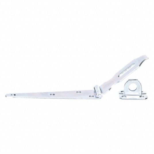 Conventional Rotating Eye Corner Hasp, 6 inH x 1 1/2 inW x 6 inL, Zinc ...