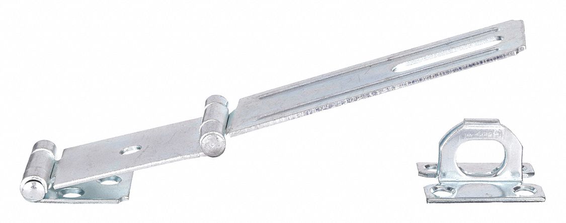 GRAINGER APPROVED LATCHING DOUBLE HINGED SAFETY HASP, - Hasps ...
