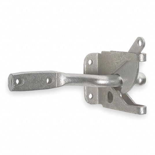 Self-Latching Gate Latch,2-3/8 In. W,Wht - Grainger
