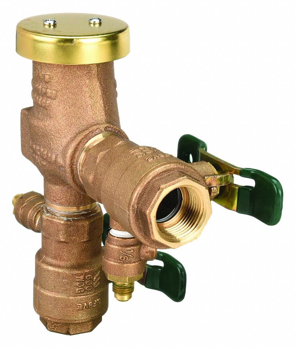 WATTS, 800M4QT3/4", FNPT x FNPT, Anti-Siphon Backflow Preventer - 1RCZ6 ...