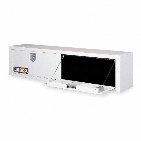 Topside Truck Box, White, 8.4 cu. ft. - Grainger