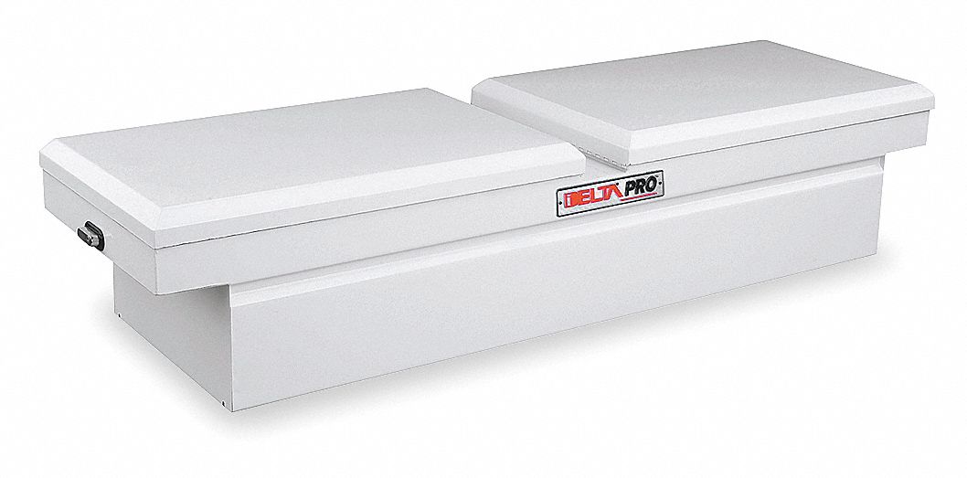 Crossover Truck Box, White, 9.0 cu. ft. - Grainger