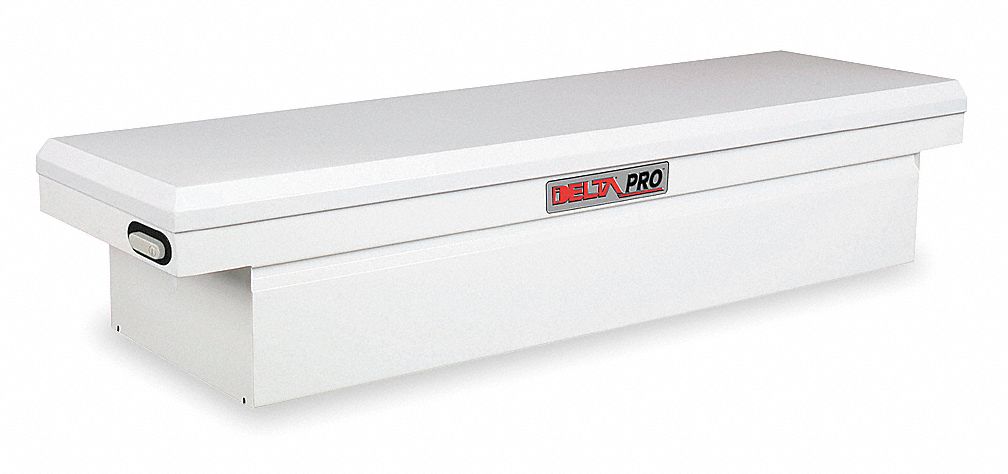 Crossover Truck Box, White, 5.8 cu. ft. - Grainger