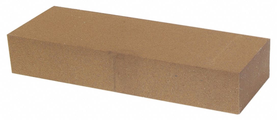 NORTON, 4 in L x 1 in W x 1/2 in, Aluminum Oxide, Single Grit ...