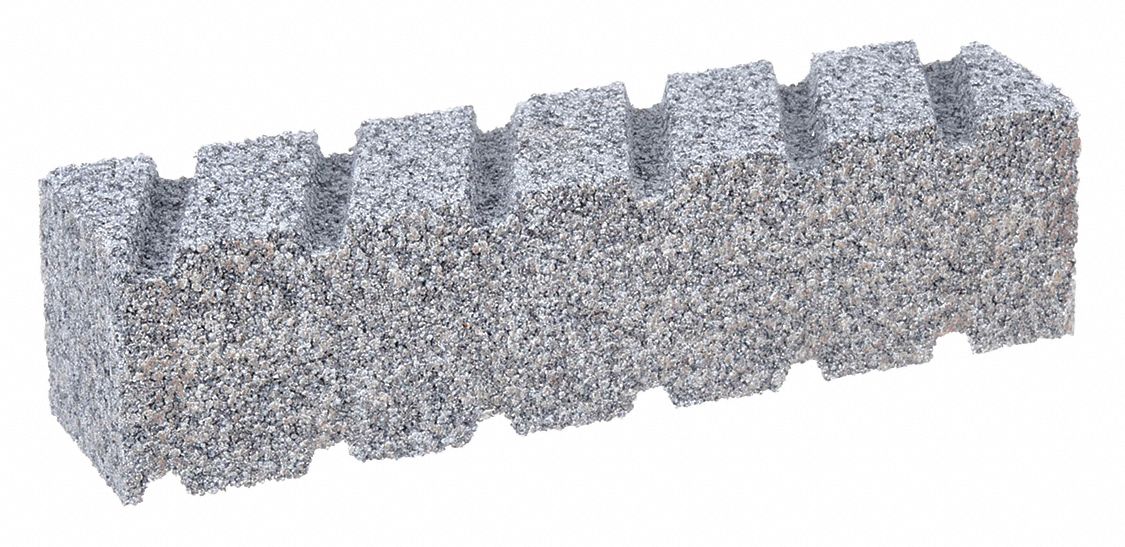 NORTON, Fluted, 8" L x 2" W x 2" H, Rubbing Brick - 1RDE3|61463687845 ...
