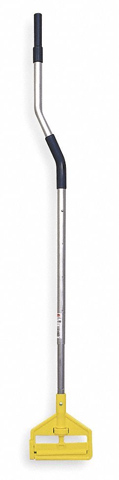 Telescopic Wet Mop Handle,66 in L,Silver - Grainger