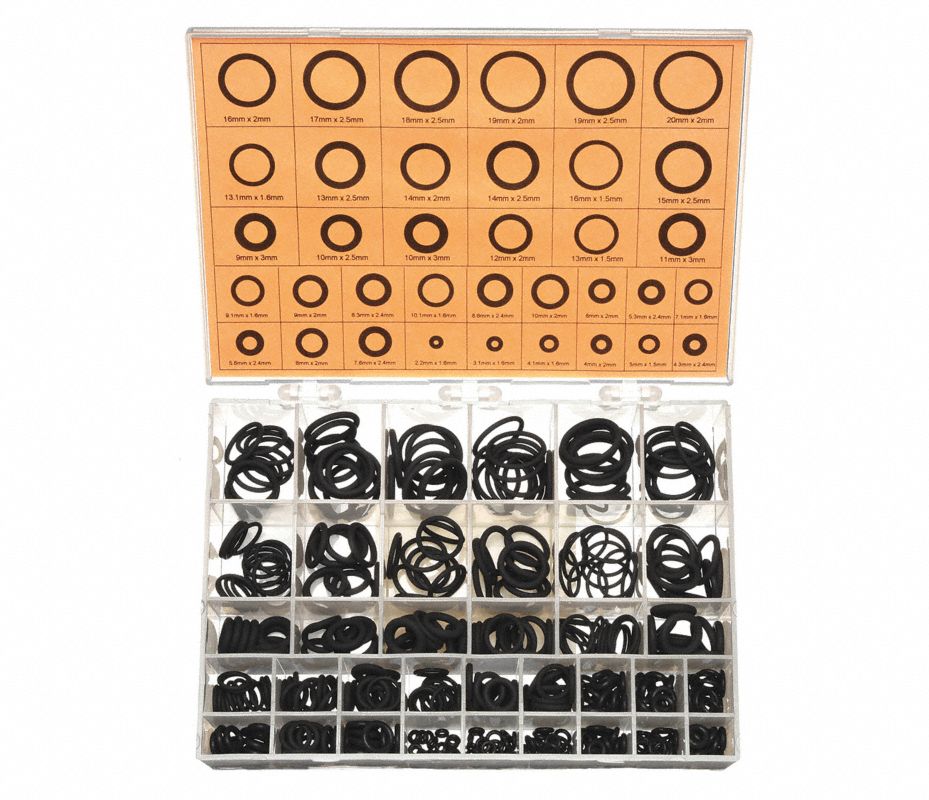 APPROVED VENDOR Surtido de Anillos-O, Vian®, Durómetro 75 Lado A ...