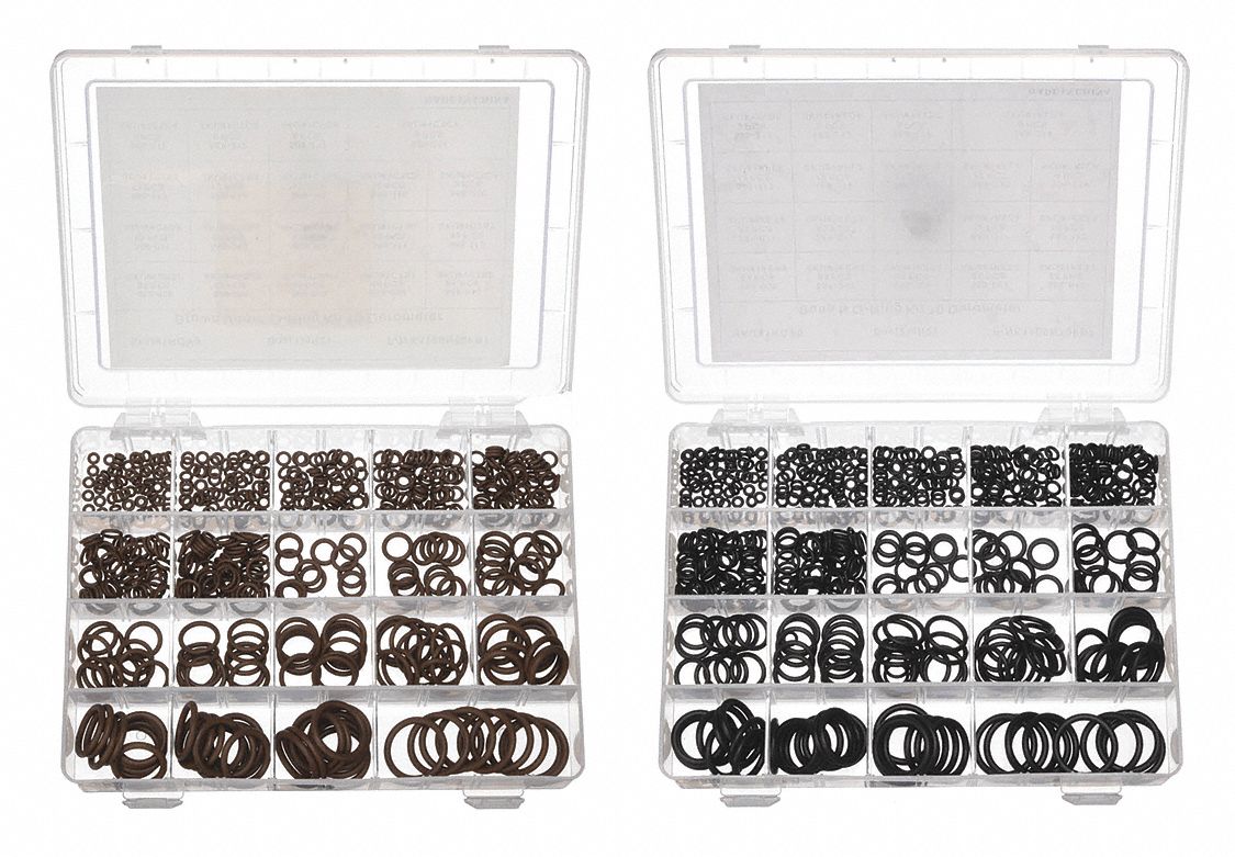 APPROVED VENDOR Surtido de Anillos-O, Buna N y Viton®, Durómetro Shore ...