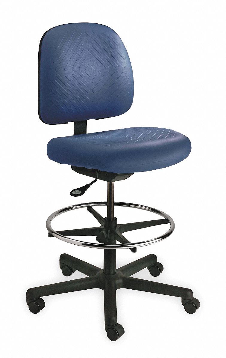 Poly Blue Stool - Grainger