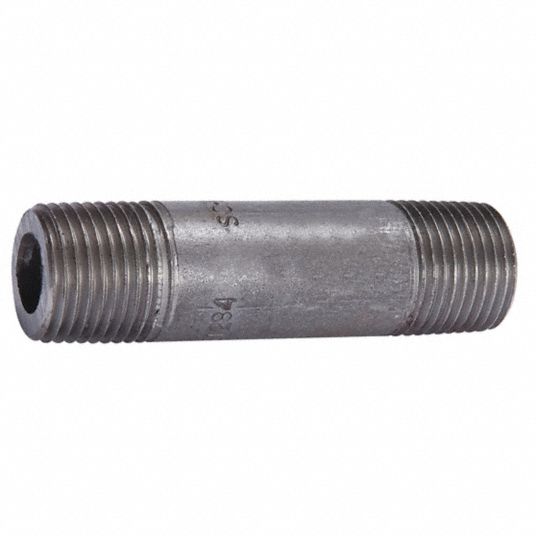 Black Steel, 4 in Nominal Pipe Size, Nipple - 1RKJ5|83214GR - Grainger