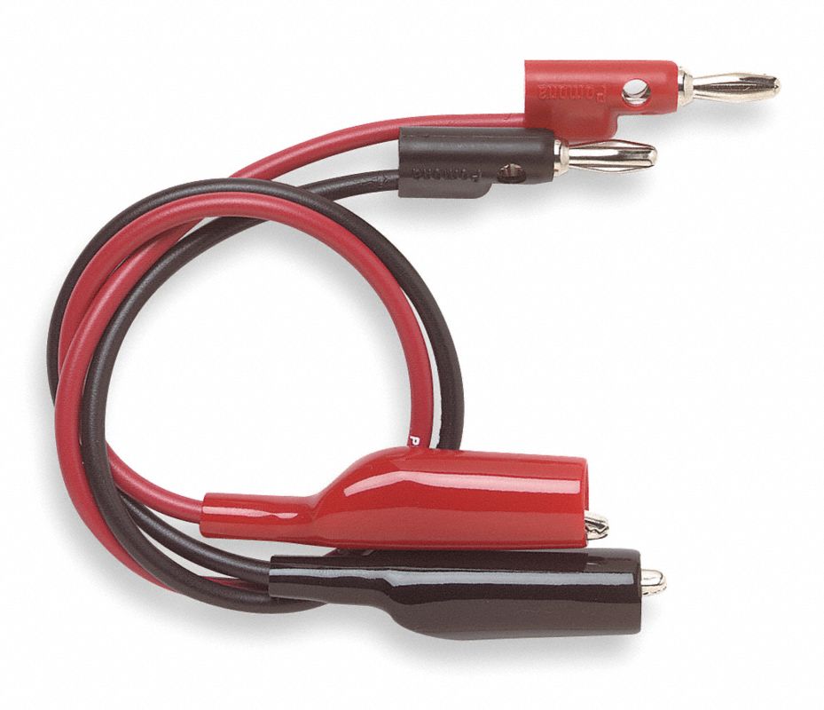 POMONA Cable Alargador,24 pulg.,Negro/Rojo,PR - Cables de Conexión ...