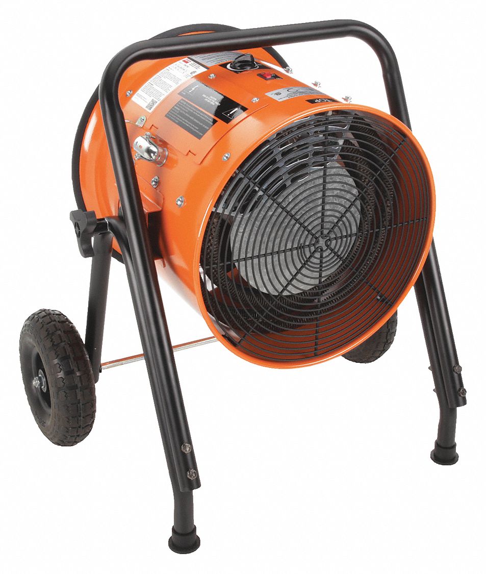 DAYTON, 10kW Watt Output, Hardwired, Portable Electric Salamander ...