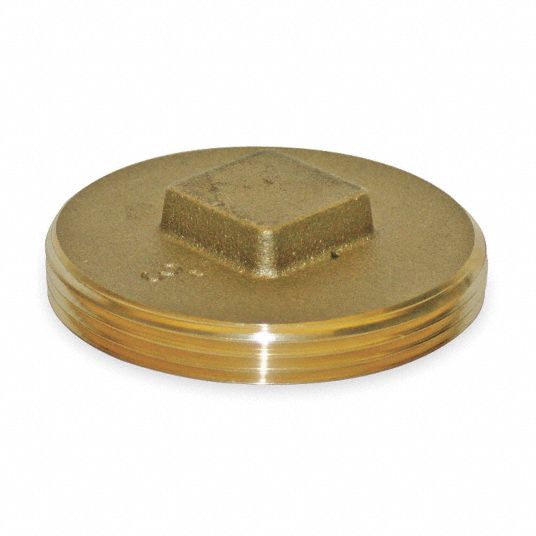 GRAINGER APPROVED Brass Raised Square Head Plug, MNPT, 4 in Pipe Size ... GRAINGER APPROVED Brass Raised Square Head Plug, MNPT, 4 in Pipe Size ...