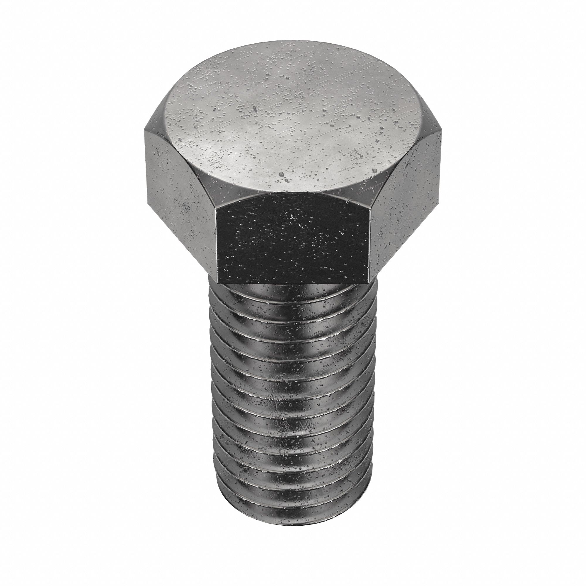 9/16"-12, Hex Head Cap Screw, 1 1/4 in Fastener Length Grade 8, Steel ...