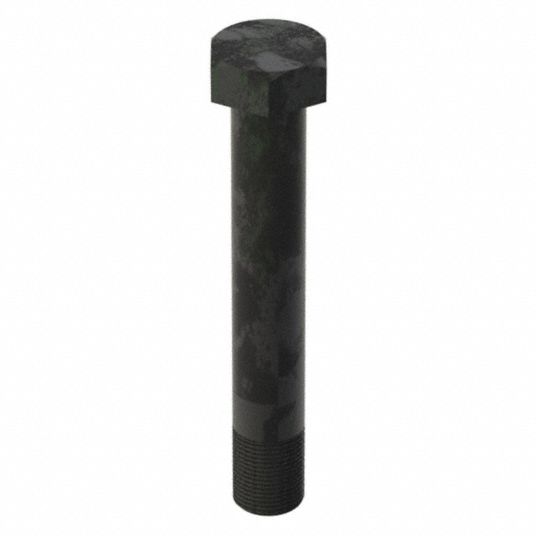 1"-8, Hex Head Cap Screw, 6 1/2 in Fastener Length, Grade 8 Steel ...