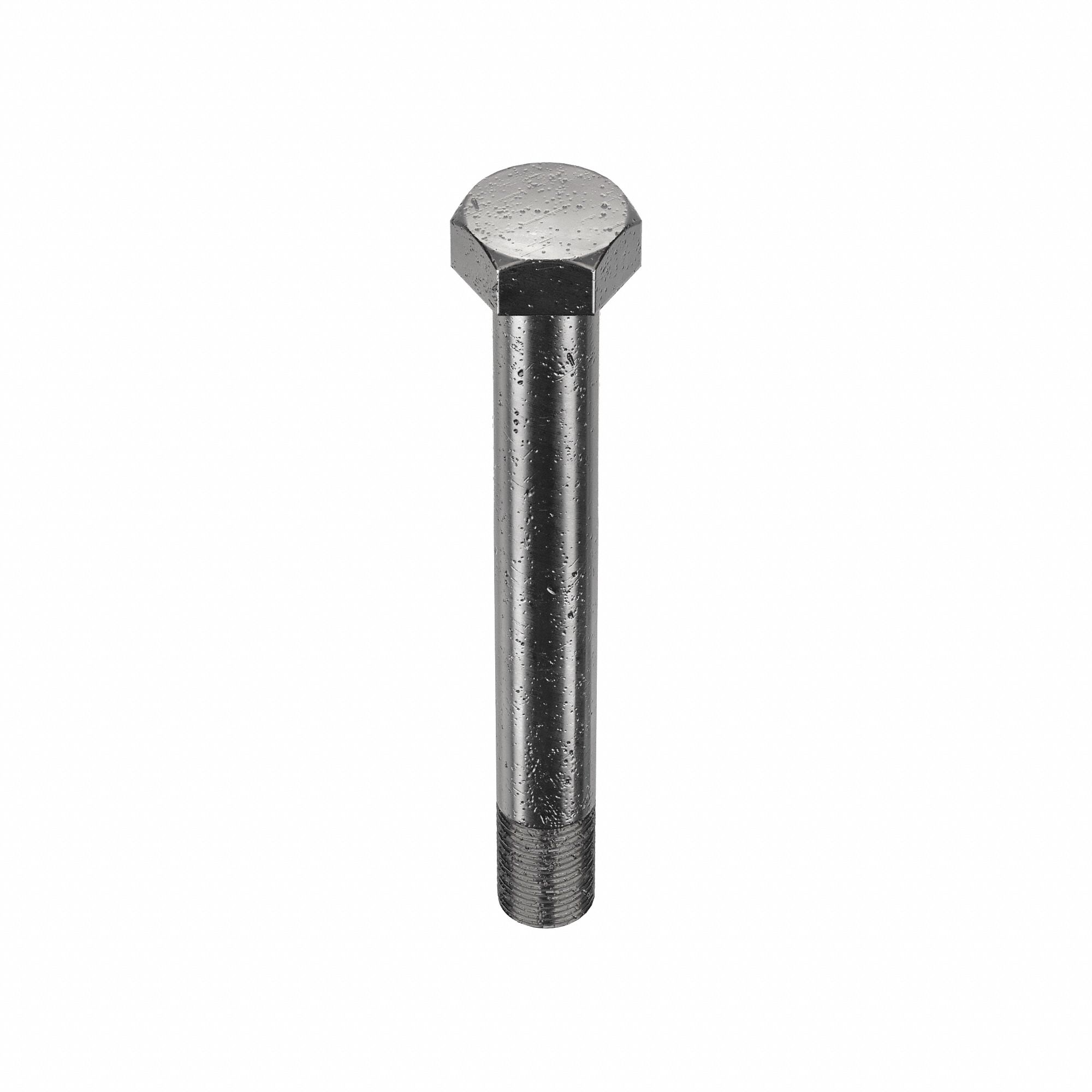 7/8"-14, Hex Head Cap Screw, 7 in Fastener Length Grade 8, Steel, PK 5 ...
