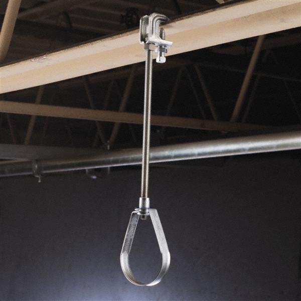 NVENT CADDY Loop Hanger: Pre-Galvanized Steel, 2 in Pipe Size, 300 lb ...