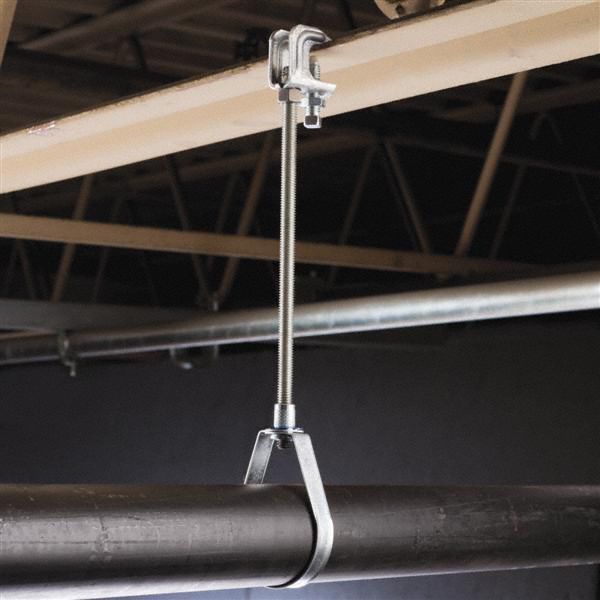 NVENT CADDY Loop Hanger: Pre-Galvanized Steel, 3 in Pipe Size, 525 lb ...