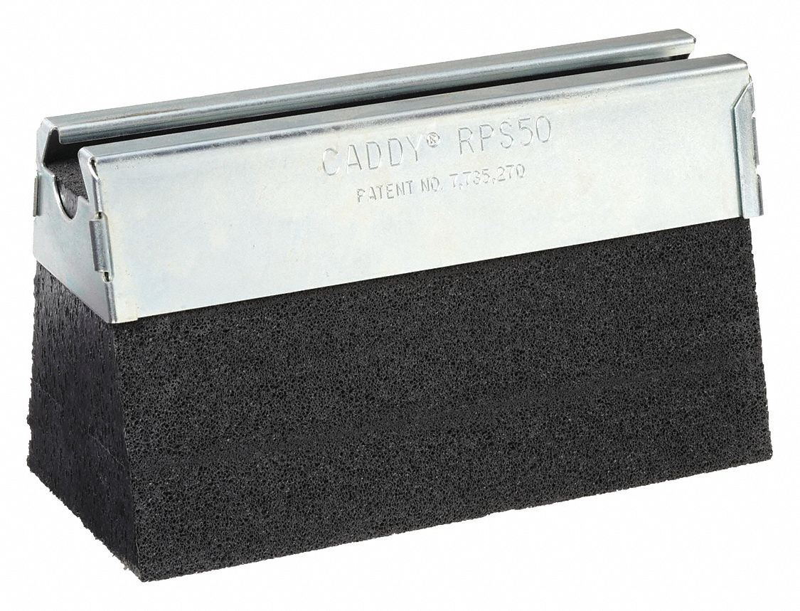 NVENT CADDY, Polyethylene Base, Steel, Pipe Support Block - 1RVH6 ...