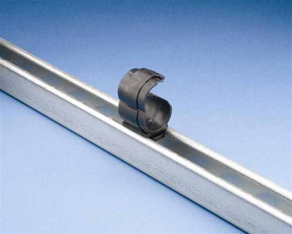 NVENT CADDY Tubing Strut Clip: Polyamide, 1 1/4 in Pipe Size, 1 5/8 in ...