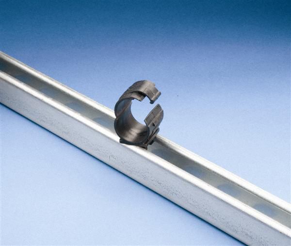 NVENT CADDY Tubing Strut Clip: Polyamide, 1 1/4 in Pipe Size, 1 5/8 in ...