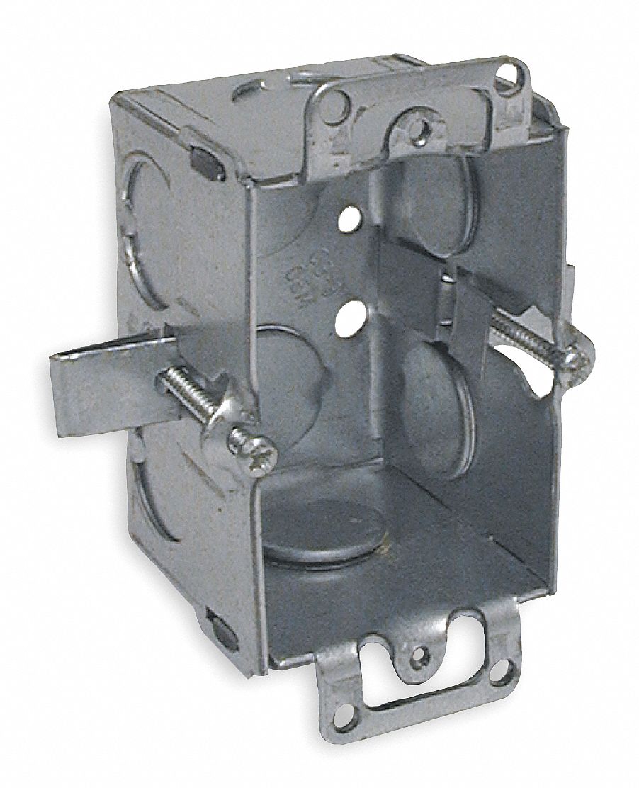 Electrical Box, Switch, Nongangable, For Conduit, Number of Gangs 1 ...