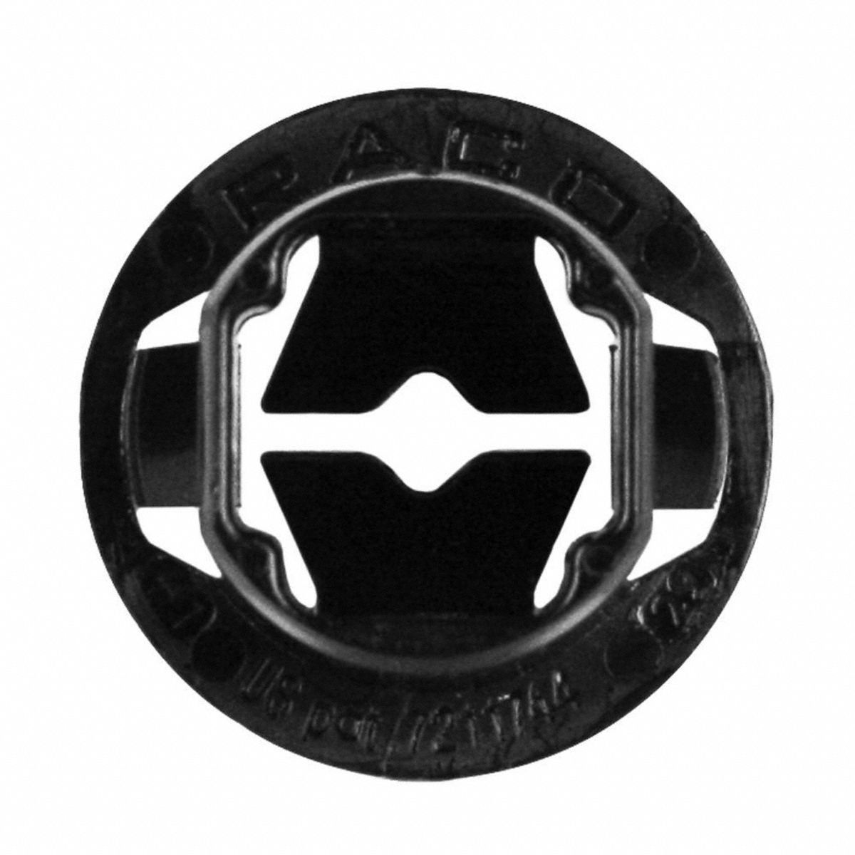 RACO Plastic Connector, Snap-In: Thermoplastic, 1/2 in Trade Size, Snap ...