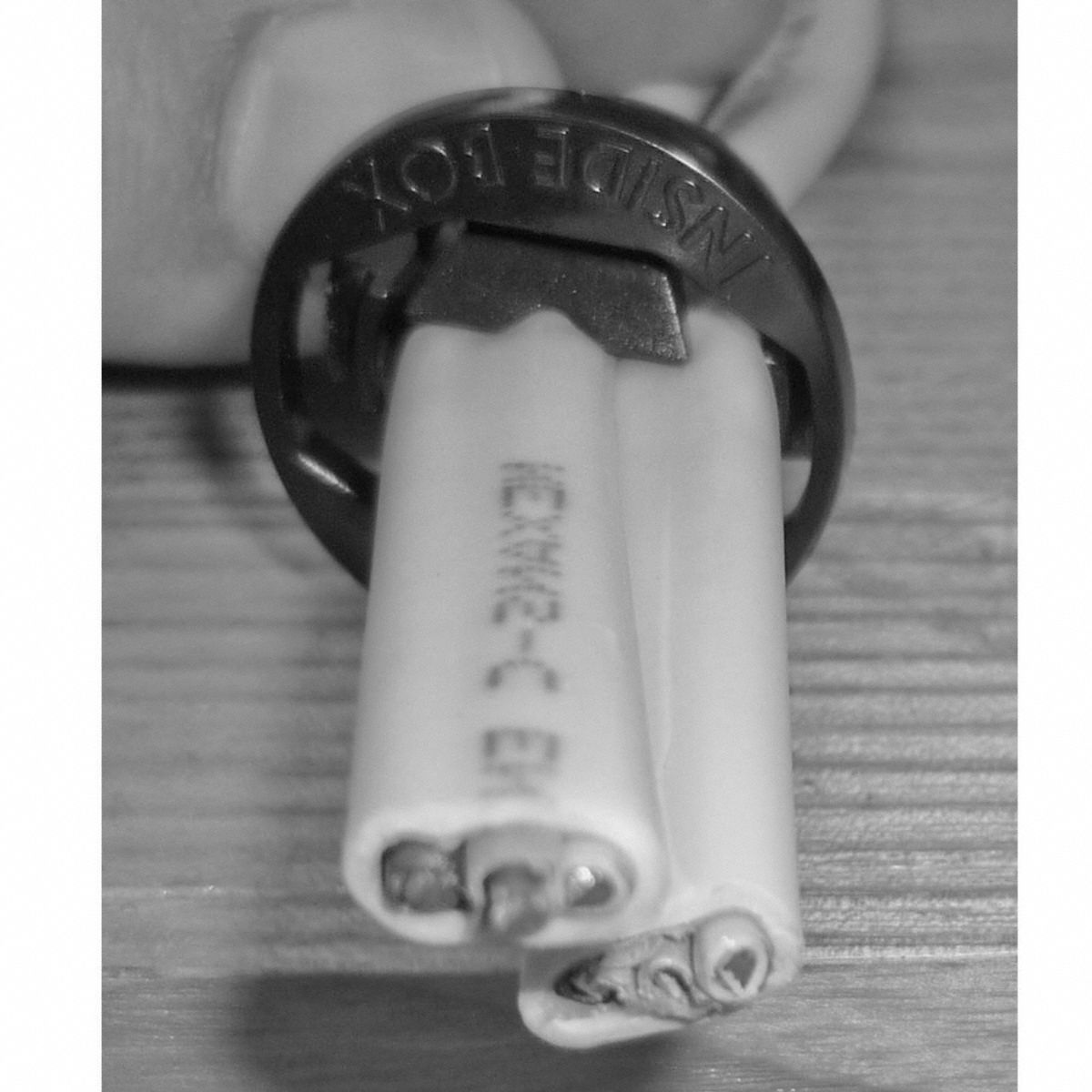 RACO Plastic Connector, Snap-In: Thermoplastic, 1/2 in Trade Size, Snap ...