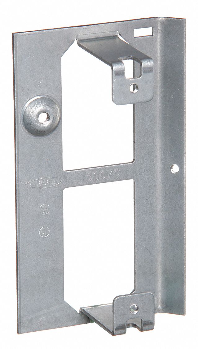 HUBBELL WIRING DEVICE-KELLEMS, 3000, Steel, Device Bracket - 1RYK7 ...